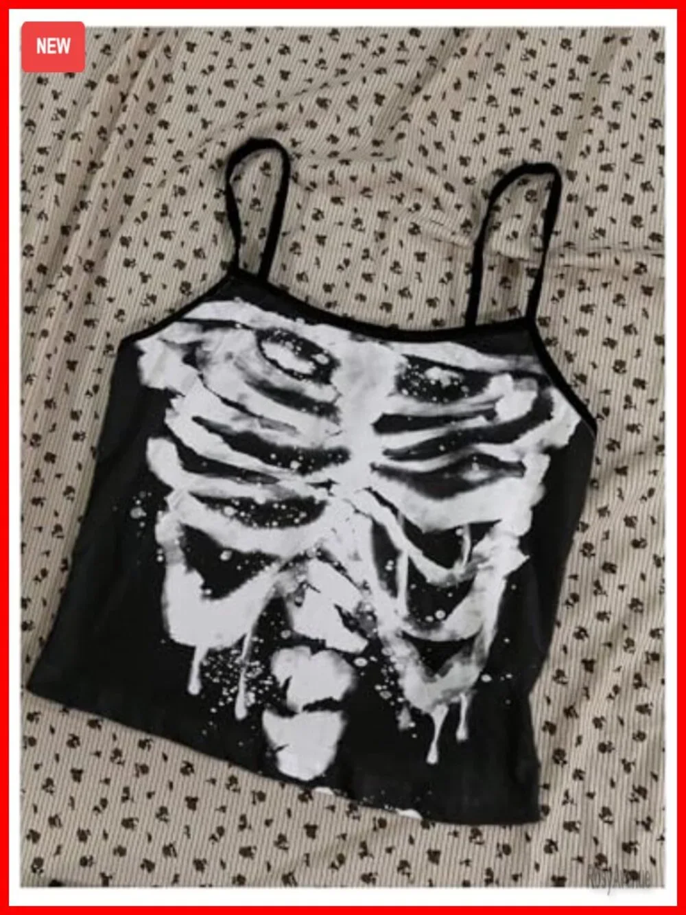 Tops | Soly Hux Womens Goth Top 3 Packs Crop Camisole Y2k Graphic ...